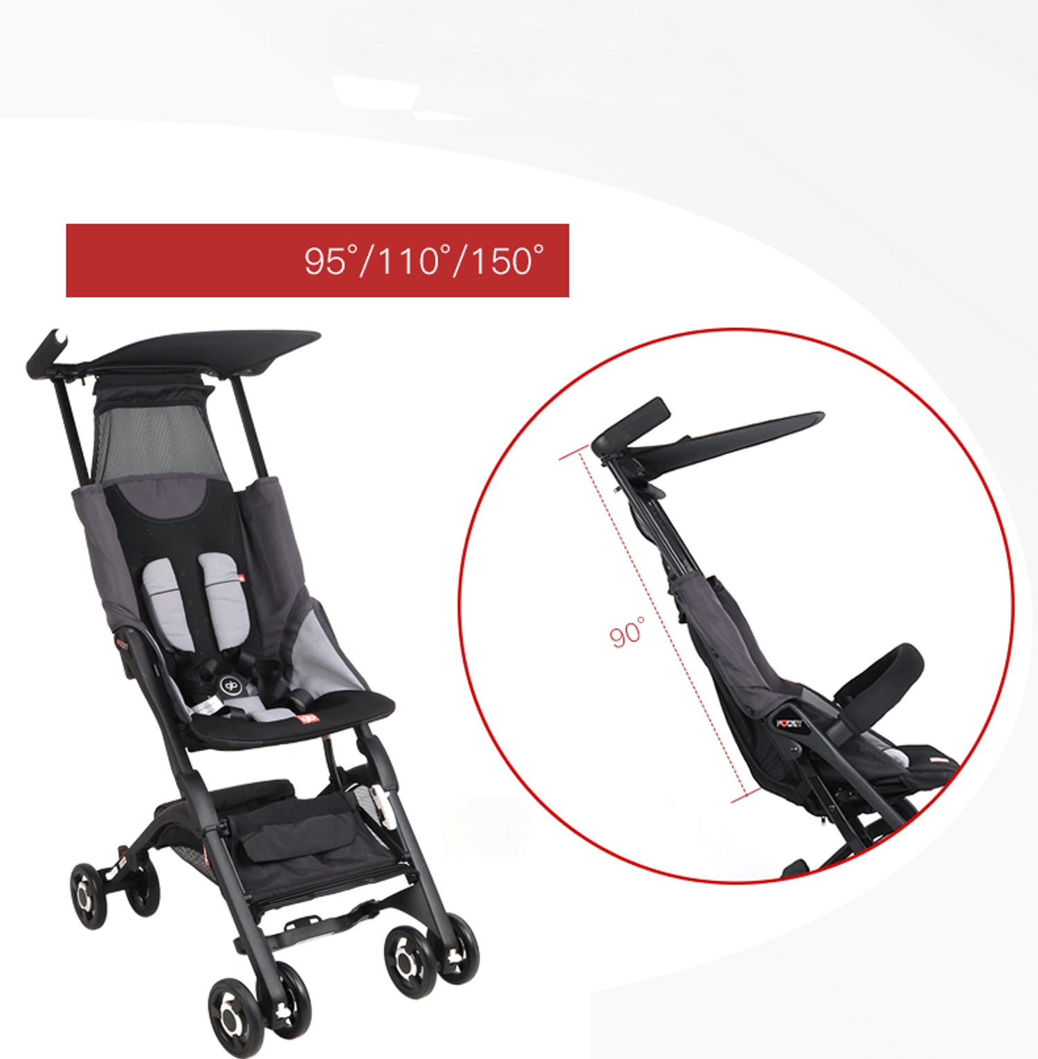 Pockit 3 T Stroller Хүүхдийн тэрэг