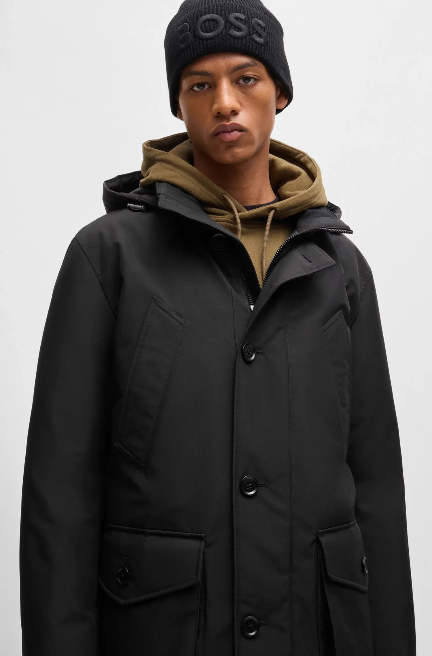 Parka boss 4 халаастай өвлийн куртик