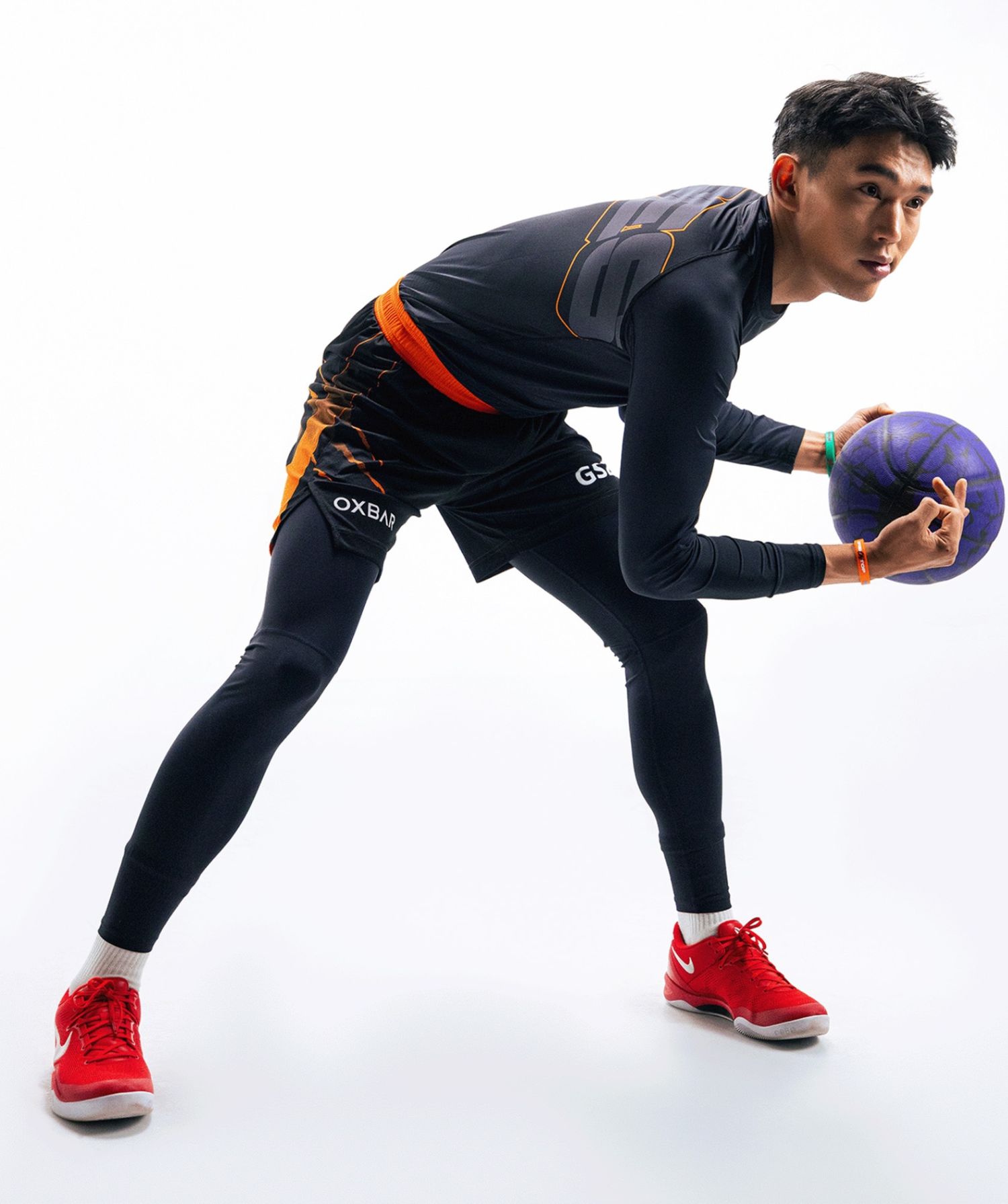 SG APES x BATAAR Black Long Sleeve Tights