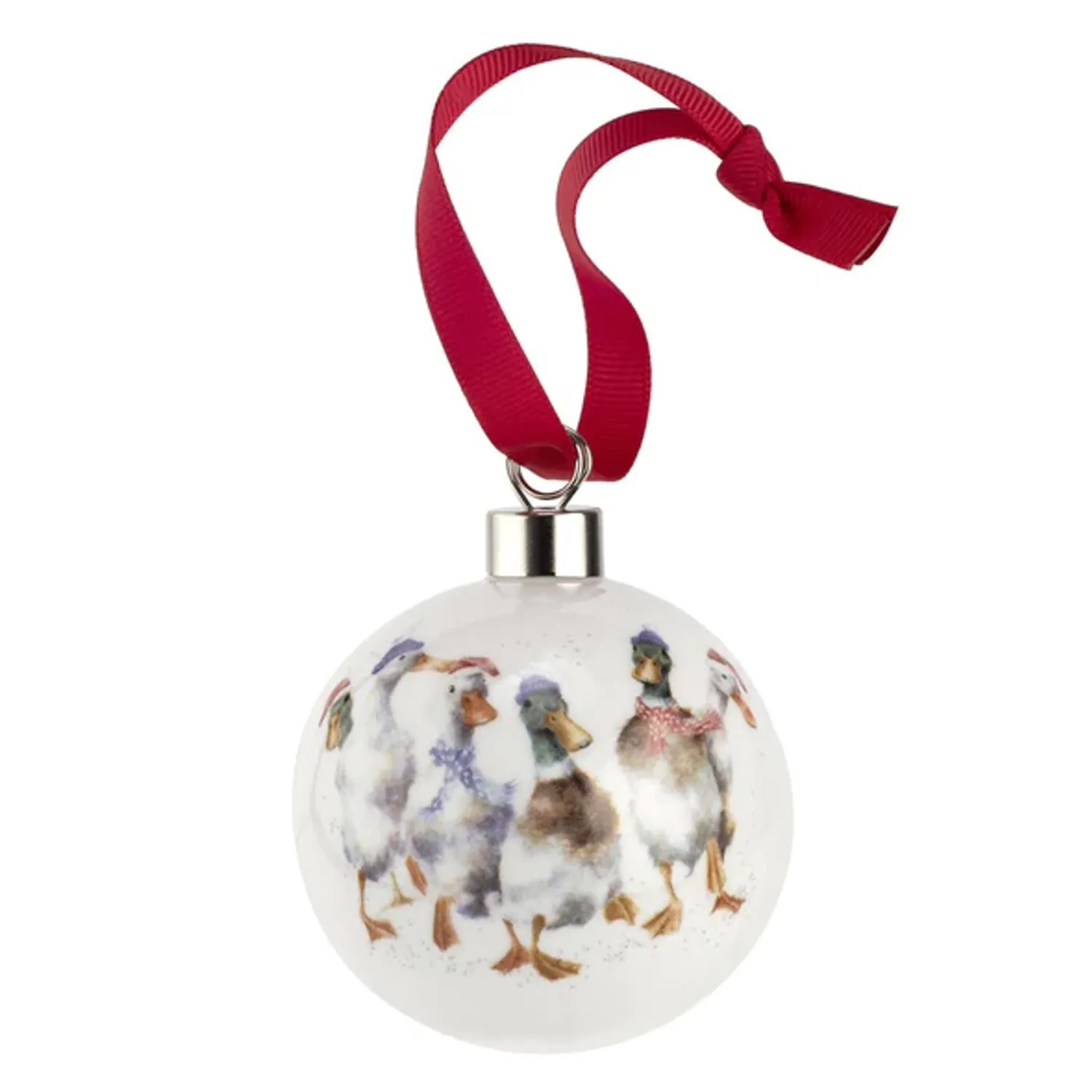 MERRY CHRISTMAS DUCK BAUBLE
