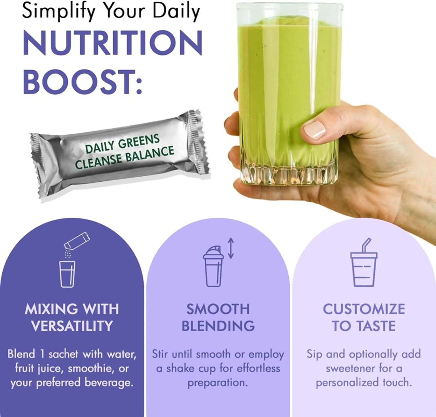 Daily greens cleanse balance