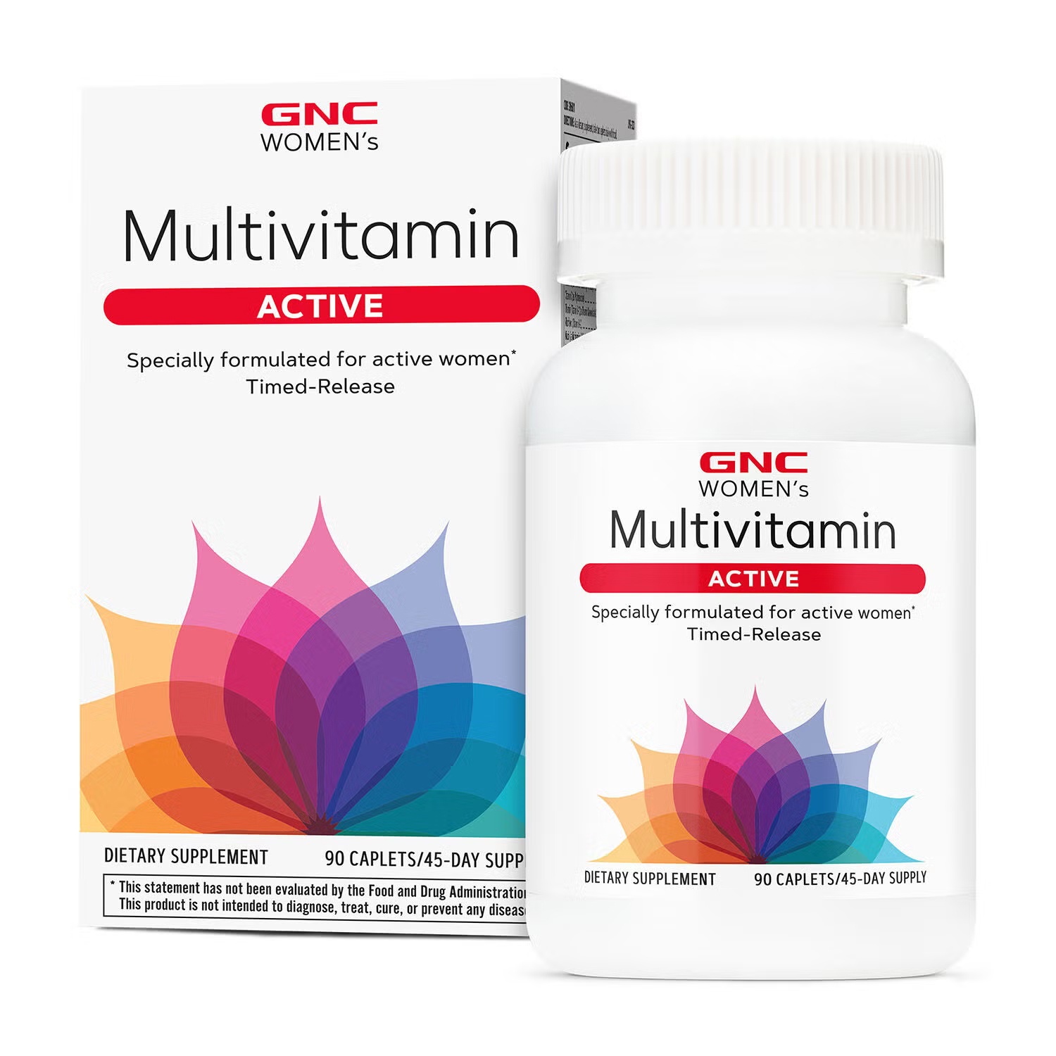 Women's Active Multivitamin - 90 Caplets (45 Servings) | GNC Live Well