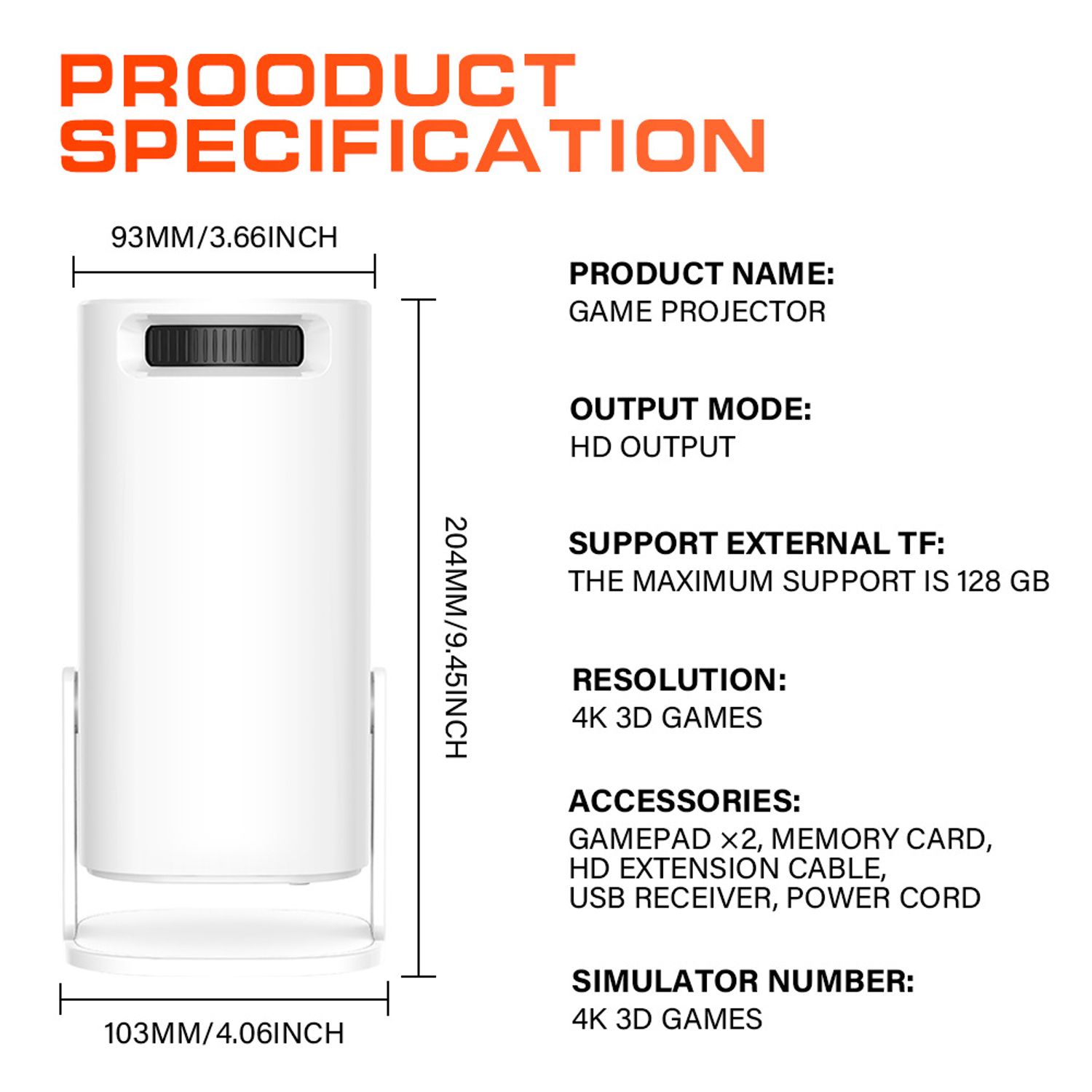 P30 max - Gaming projector