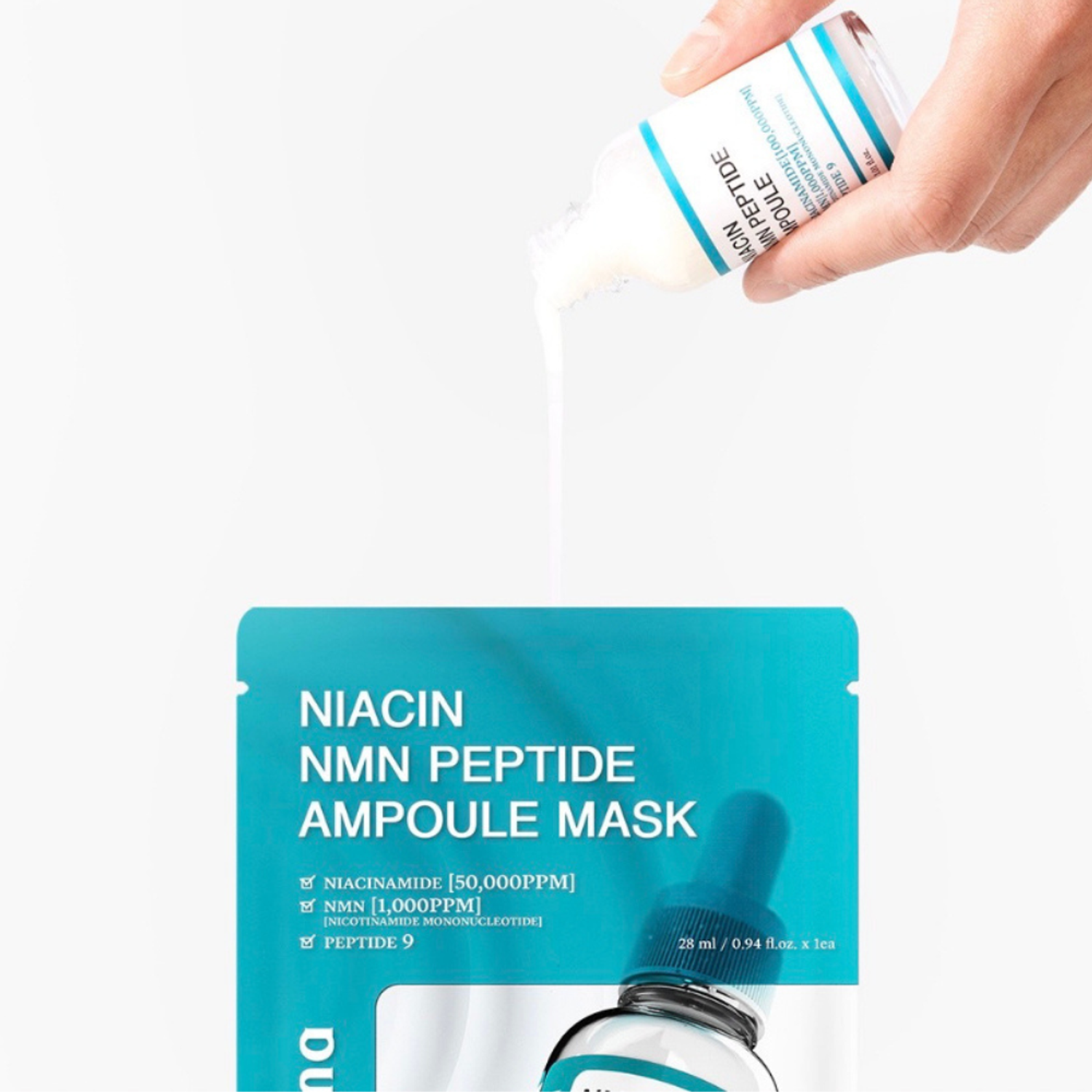 WELLDERMA NIACIN NMN PEPTIDE AMPOULE MASK
