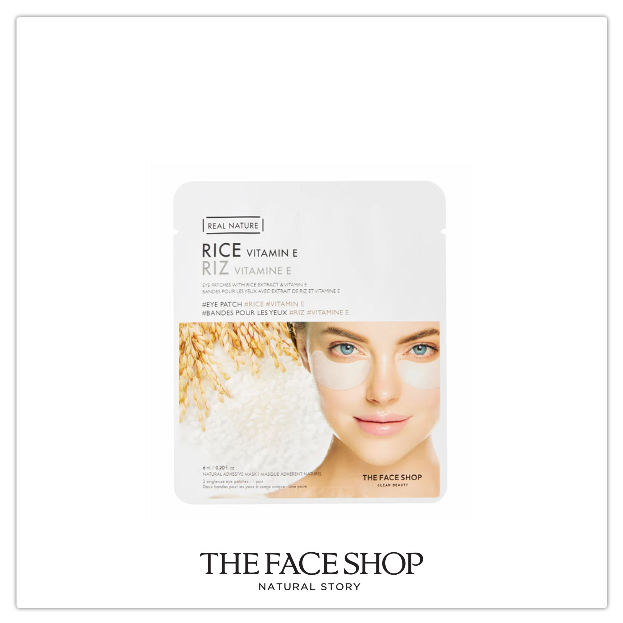 Real nature rice eye mask | THE FACE SHOP & BEYOND