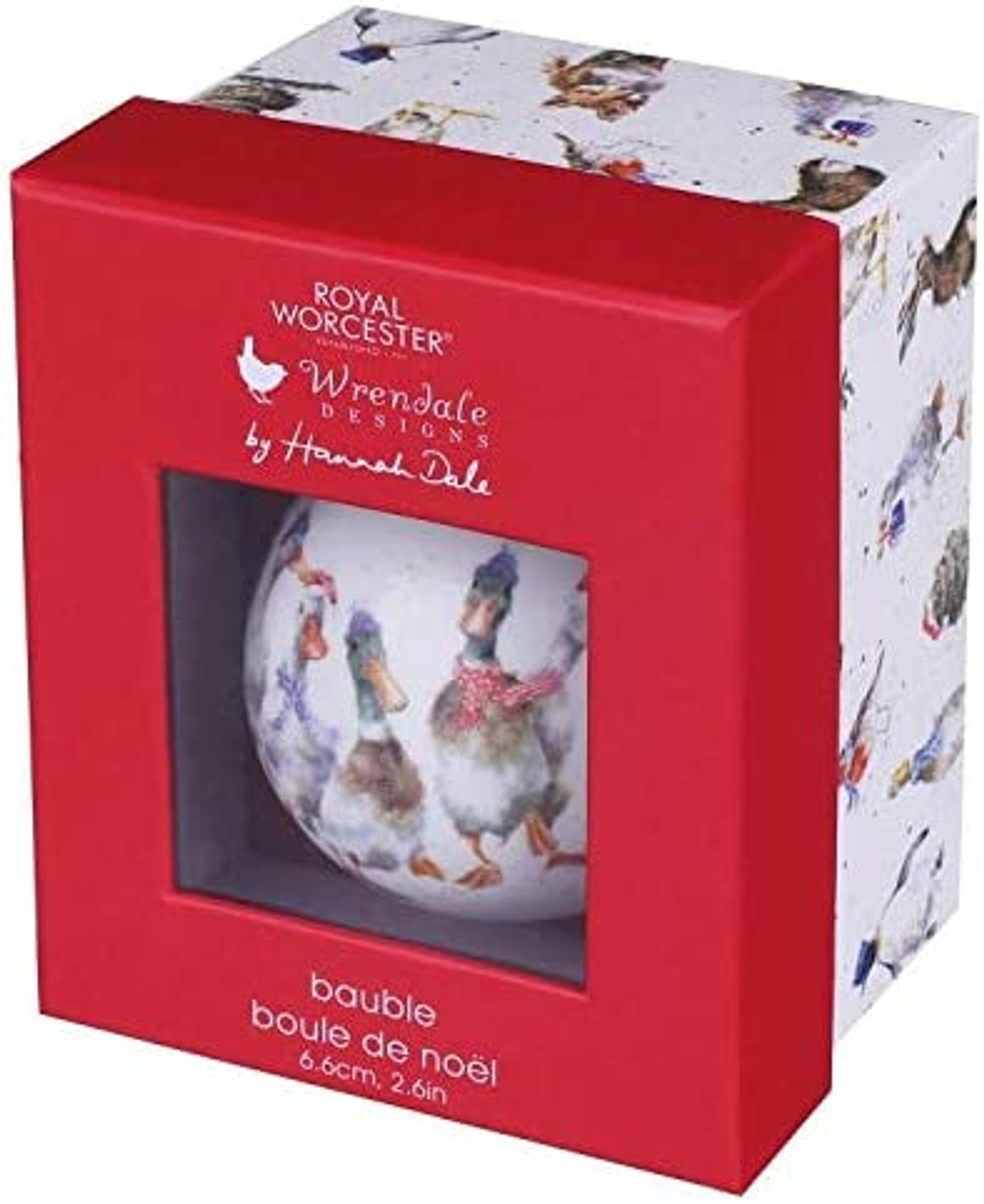 MERRY CHRISTMAS DUCK BAUBLE